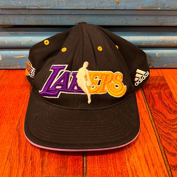 adidas | Accessories | Vintage Lakers Fitted Cap | Poshmark